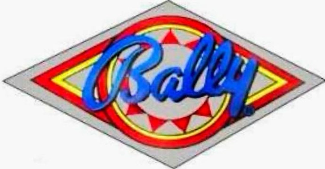 BALLY PINBALL Machine Coin Door Decal Sticker Arcade - Etsy