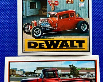 2-pack Hot Rod Rat Fink Motorcycles Chopper Vintage Tools Racing Rat ...