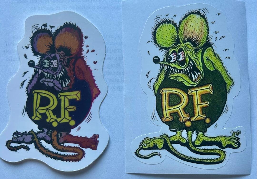 2-pack Rat Rod Hot Rod Rat Fink Motorcycle Choppers Tools Guns - Etsy