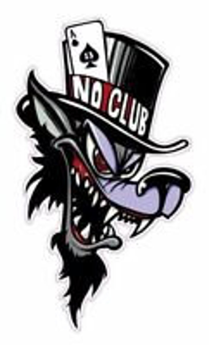 2-pack NO CLUB WOLF Hot Rod Rat Fink Motorcycles Chopper Vintage Tools ...