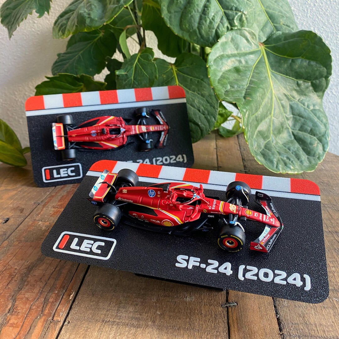 F1 Car Model Display Stand Charles Leclerc 2024 SF24 F1 Gift 1:43 ...