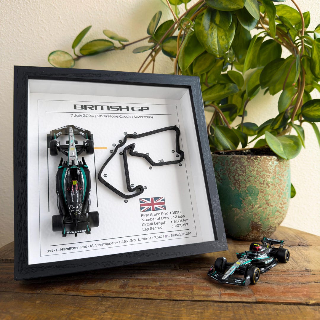 F1 Frame British GP 2024 - 3D Circuit With Mercedes W15 - Lewis ...