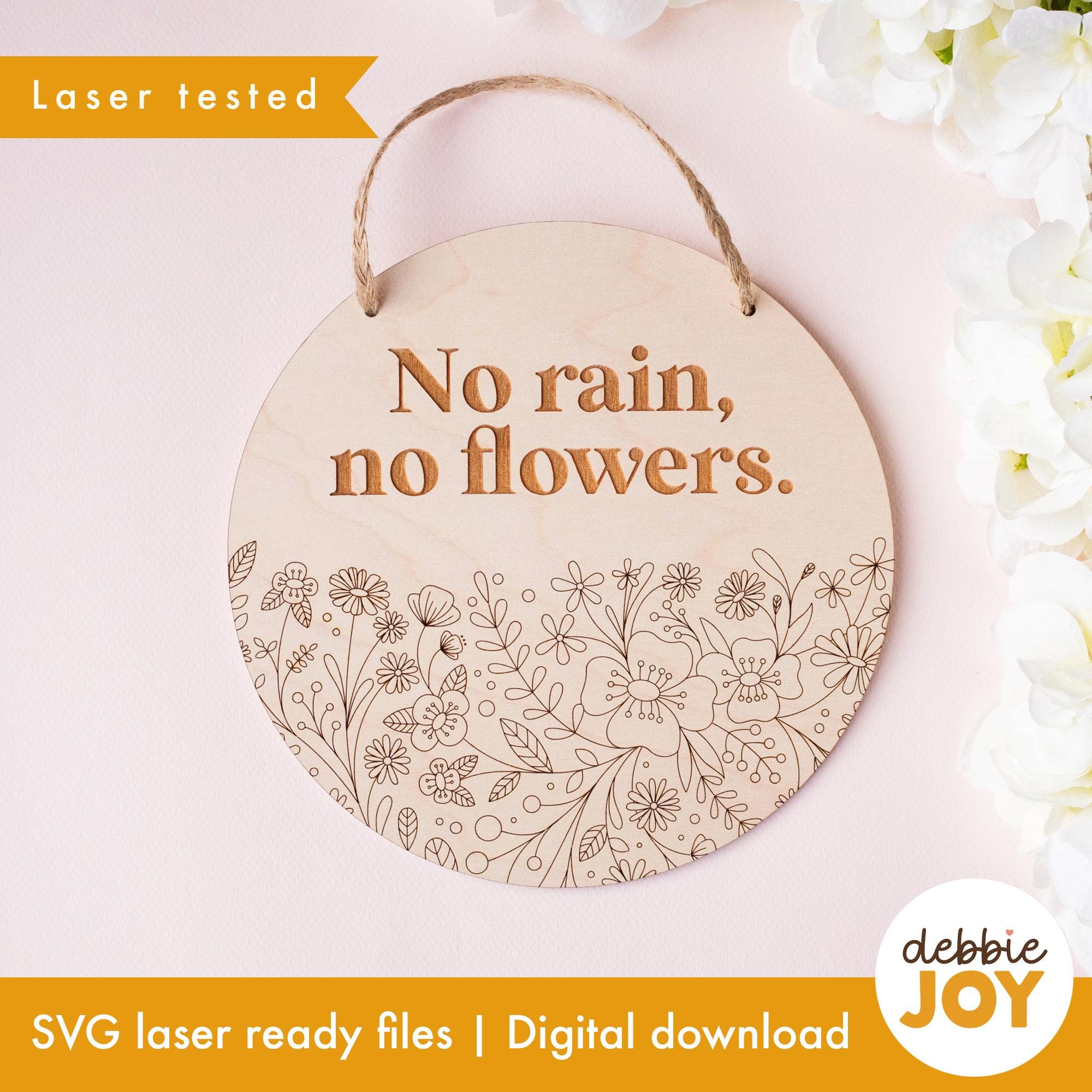 Flower Sign SVG | Garden Sign SVG | Wildflower Sign SVG | Personalize ...