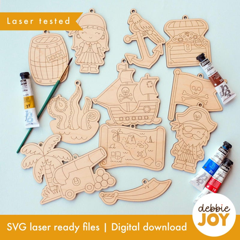Paint Craft Kit Pirates - Etsy