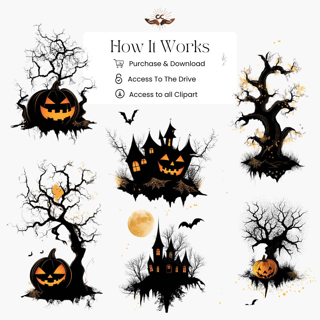 Halloween Clipart Collection PNG Halloween Clipart Jack-o-lantern Witch ...