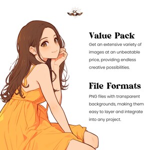 Midjourney Prompts for Niji Style Character Clipart Bundle Ai Art ...