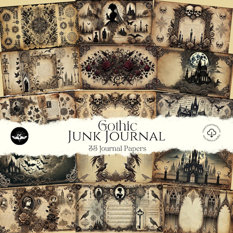 Gothic Journal - Etsy
