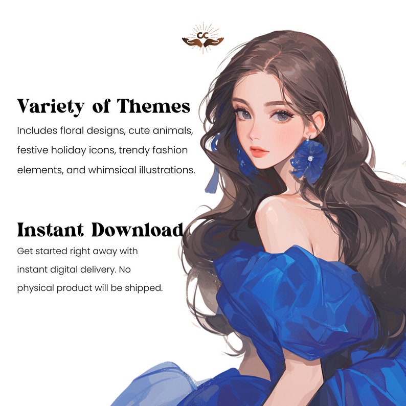 Midjourney Prompts for Niji Style Character Clipart Bundle Ai Art ...