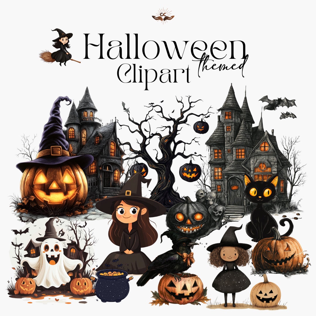 Halloween Clipart Collection PNG Halloween Clipart Jack-o-lantern Witch ...