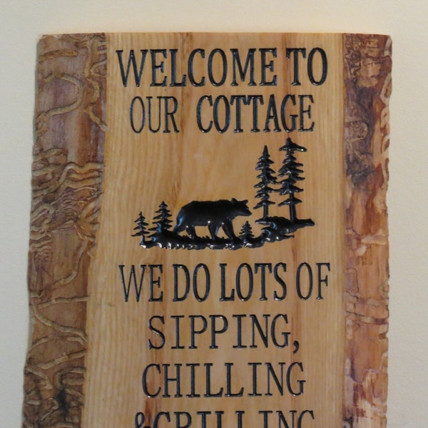 Cottage Wood Sign - Etsy