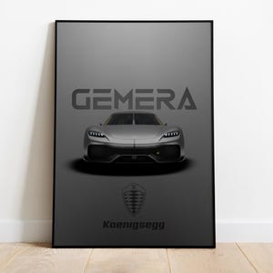 Koenigsegg Gemera 4 Seater V8 Hybrid Digital Download Print Mega GT ...
