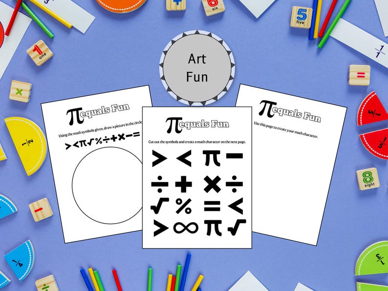 Pi Day Activity Bundle: Math Art, Trivia, Word Puzzles (digital ...