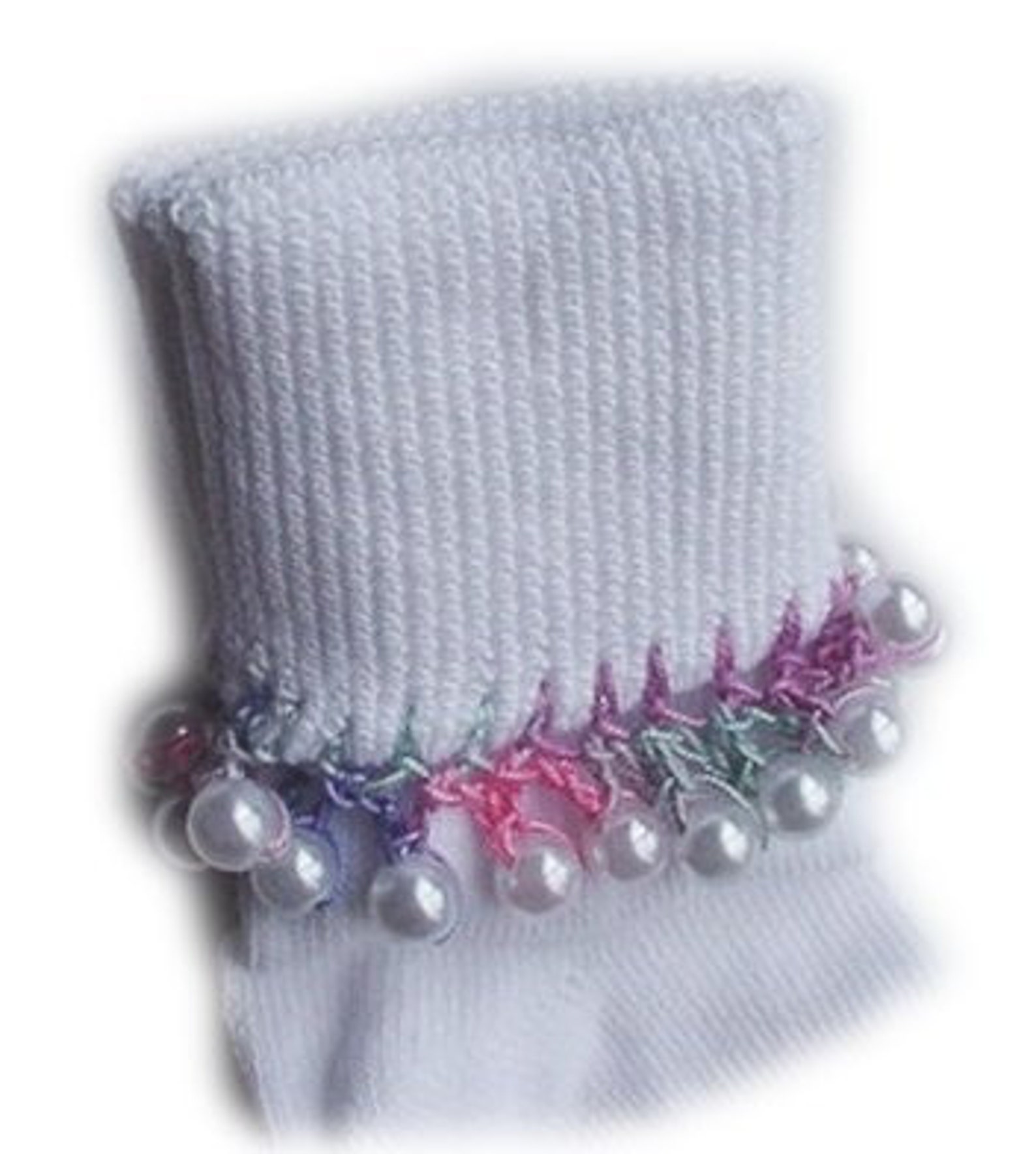 Pastel Variegated Pearl Socks, Girls, Pearls, Pastel, Women's ...
