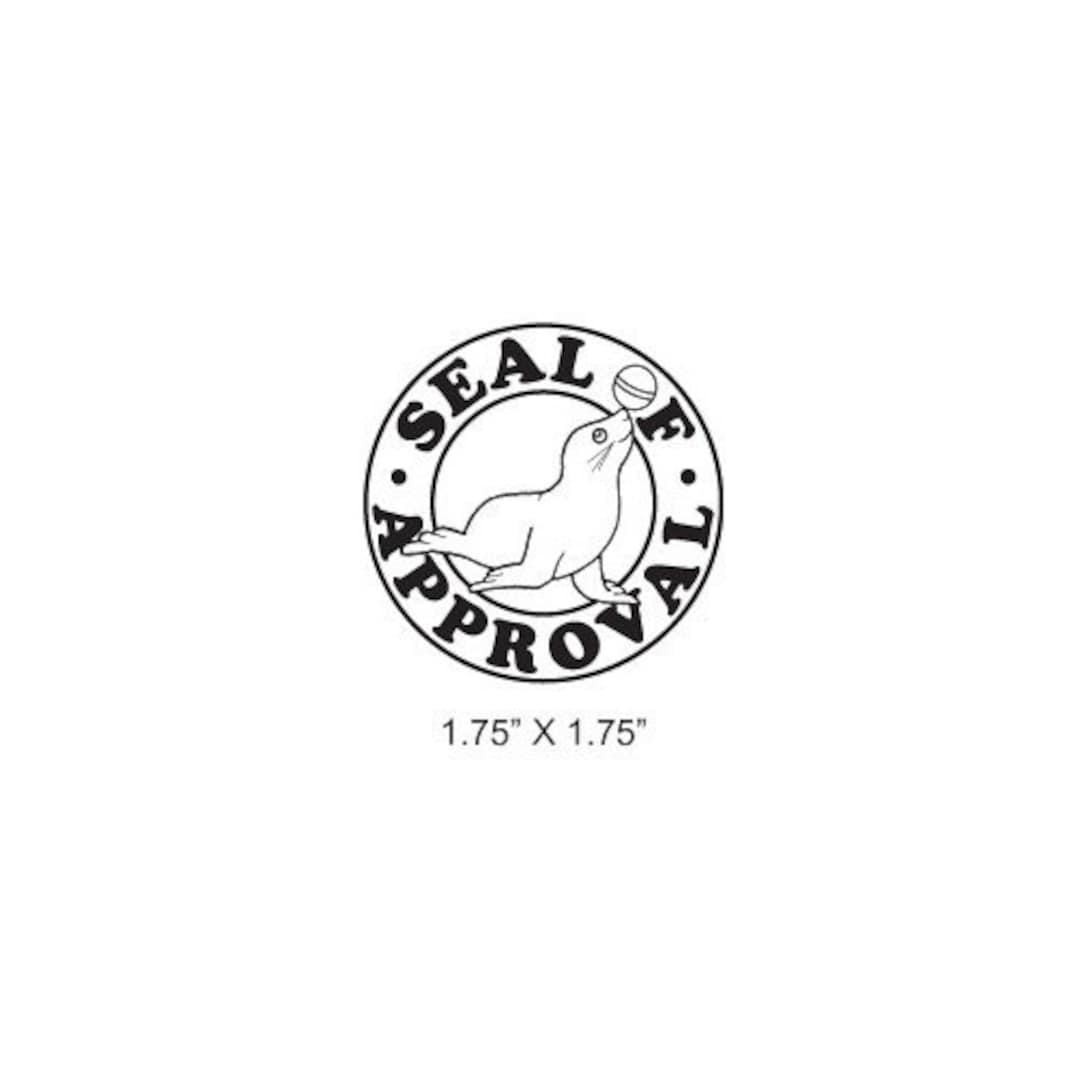 Seal of Approval Rubber Stamp 397 - Etsy