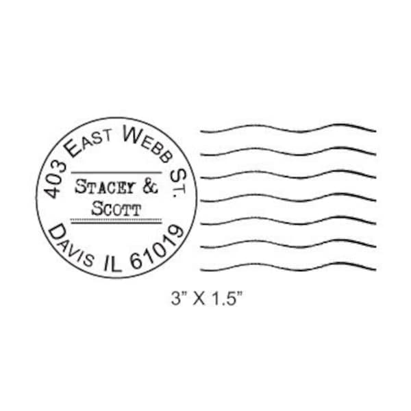 Postmark Stamp - Etsy