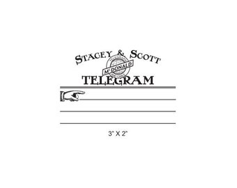 Telegram Stamp - Etsy