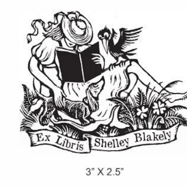 Crow Ex Libris - Etsy