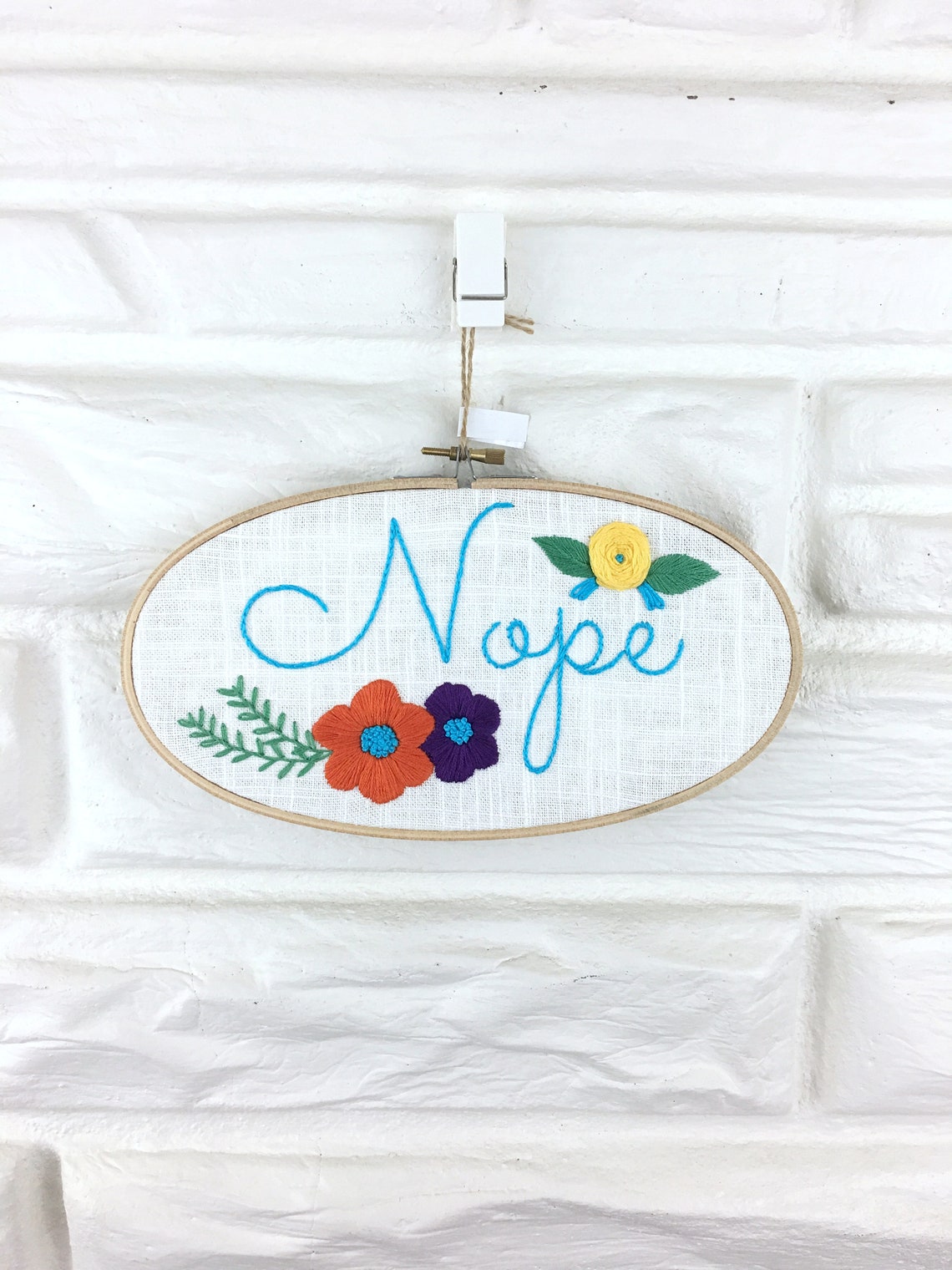 Modern Embroidery Home Decor Wall Art Hand Embroidered Gift - Etsy