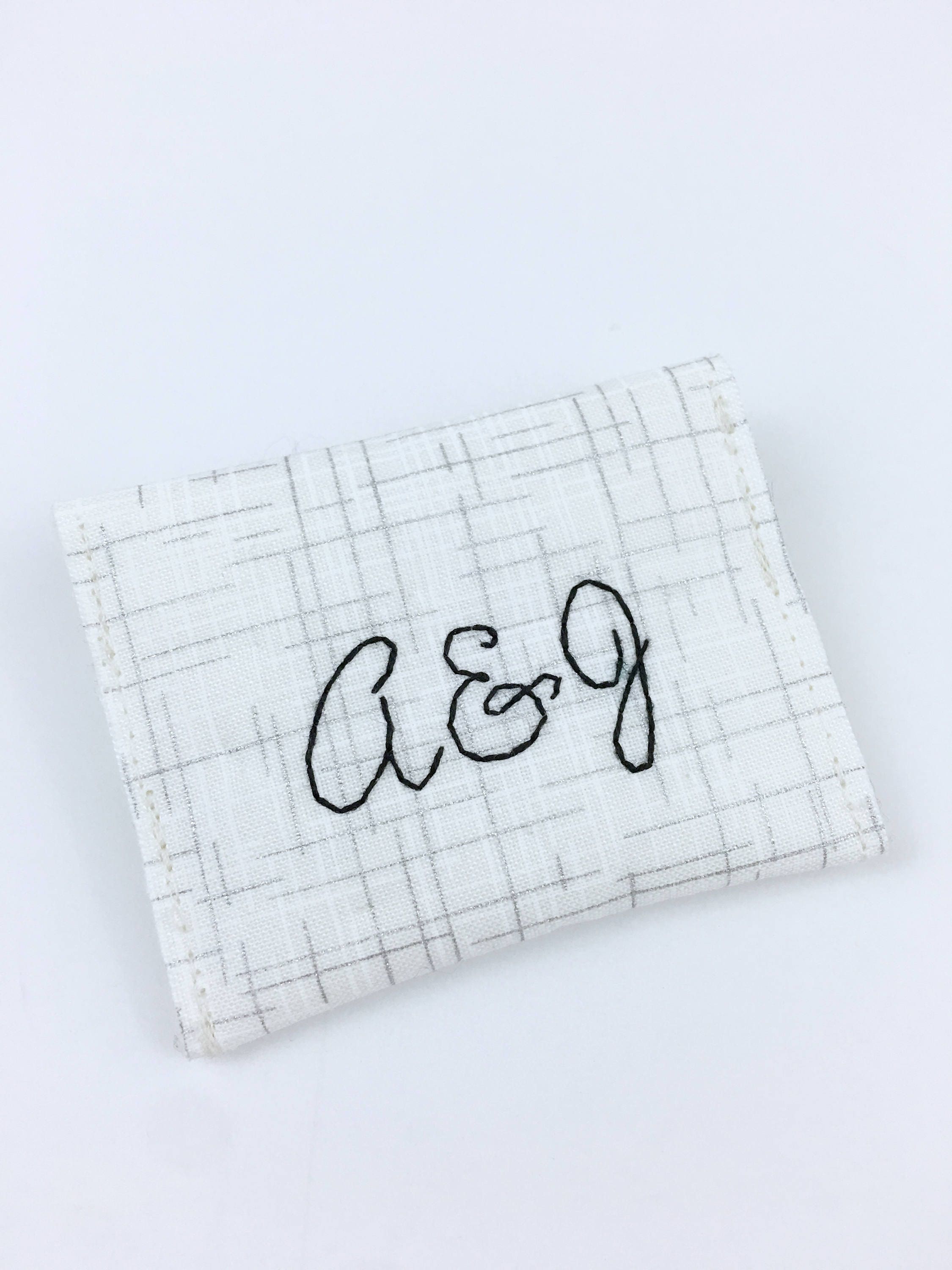 Tiny Envelope Ring Pouch Wedding Ring Proposal Prop Hand Embroidered ...