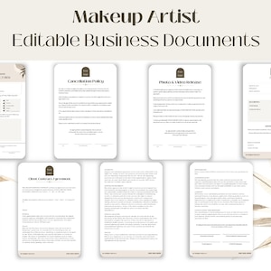 BOHO Editable Salon/makeup Artist Intake Form Template - Etsy