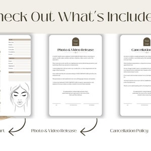BOHO Editable Salon/makeup Artist Intake Form Template - Etsy