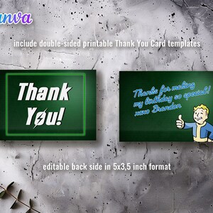 Fallout Birthday Invitation, Printable Invitation, Party Invite ...