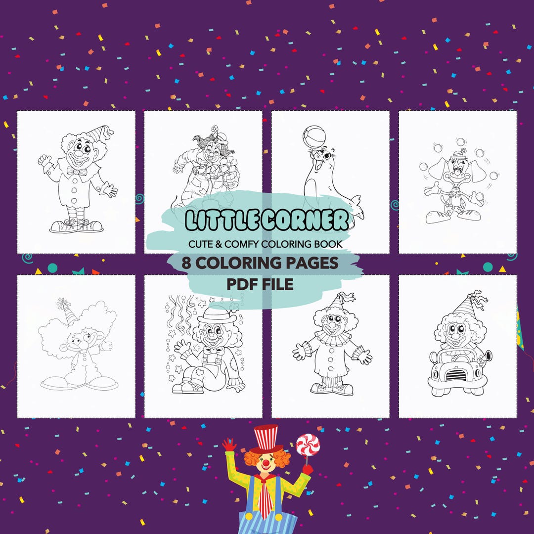 Circus Coloring Book: Fun and Creative Acrobat Adventures for Kids and ...