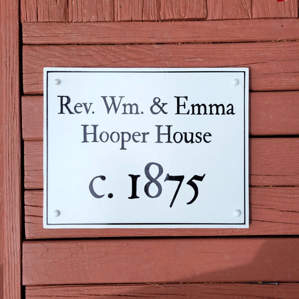 Historic Home Plaque - Etsy