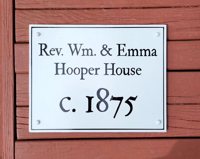 Custom Historic House Plaque Circa Plaque, Wooden Sign - Etsy