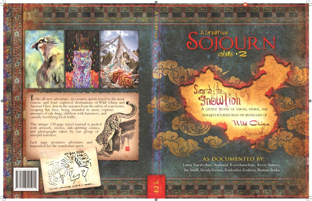 Creative Sojourn: China & Tibet Book - Artist Travel Journal Sketchbook ...