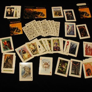 Limited Edition Bestiary Animal Playing Card Deck - Animal Tarot Animal ...