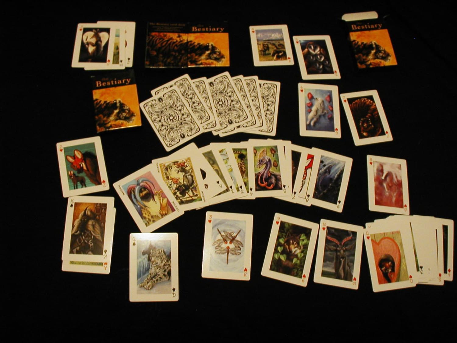 Limited Edition Bestiary Animal Playing Card Deck - Animal Tarot Animal ...