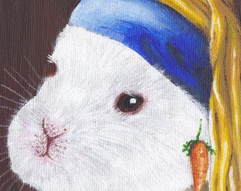 White Rabbit Card | Etsy