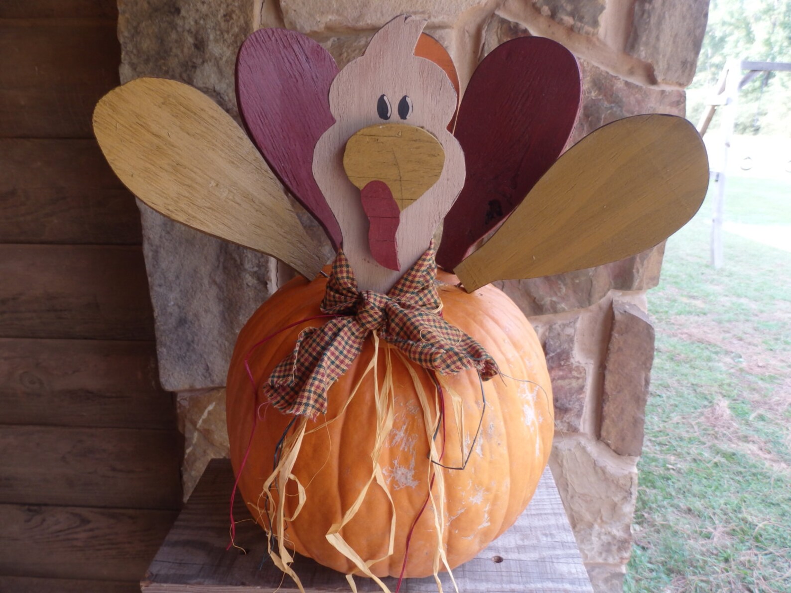 Fall Wood Turkey Kit for Pumpkin~seasonal~thanksgiving Home Decor~price ...