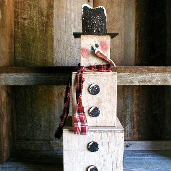 Wooden Snowman Patterns - Etsy