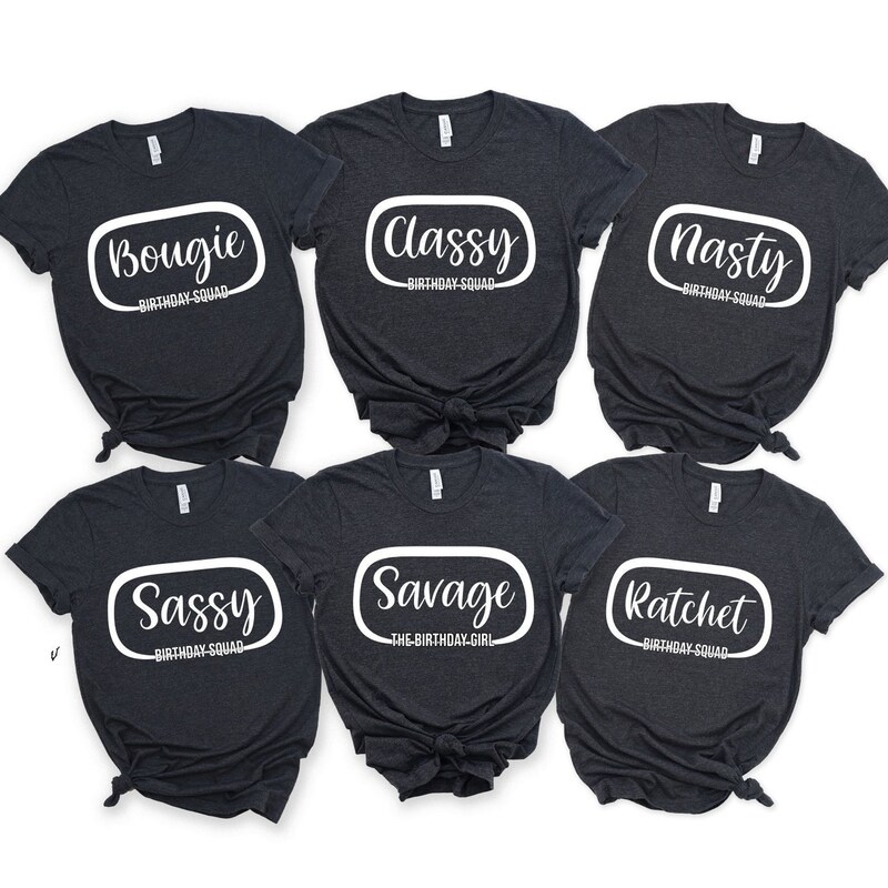 Birthday Squad Shirt Etsy