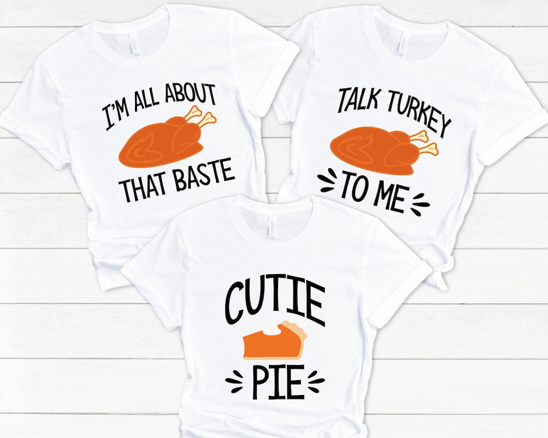 Matching Family Thanksgiving Shirts, Funny Thanksgiving Party T-shirts ...