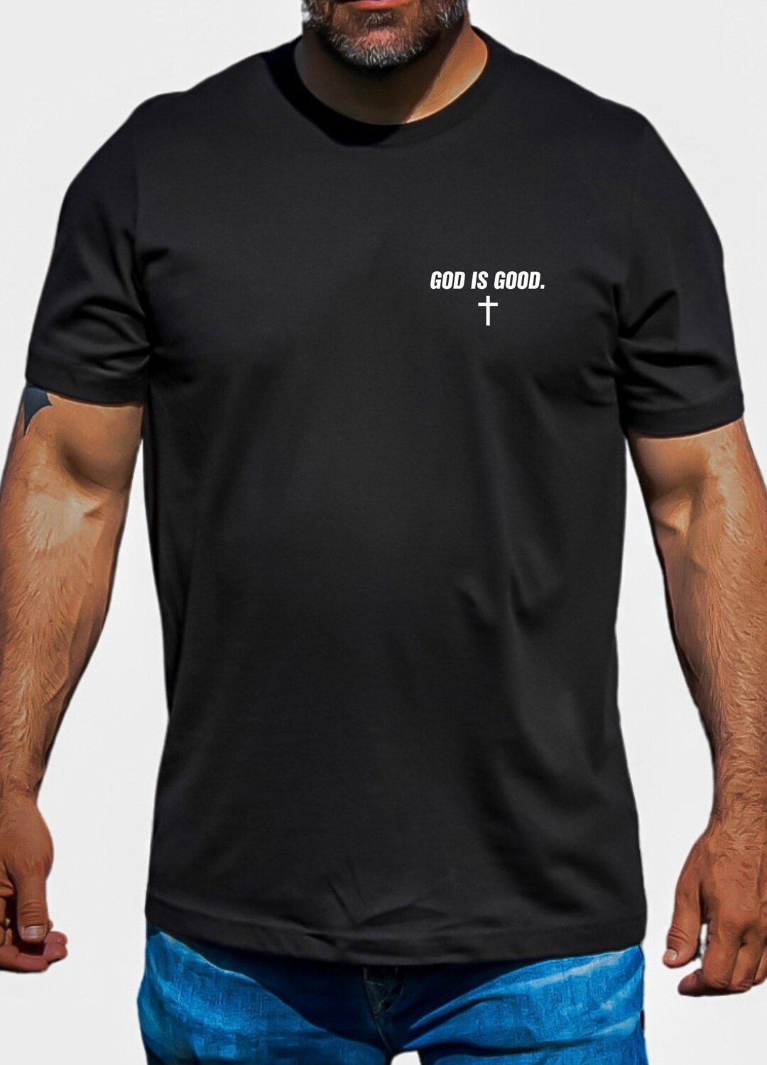 Pocket God is Good T-shirt, Minimalist Jesus Christ Shirt, Religious ...