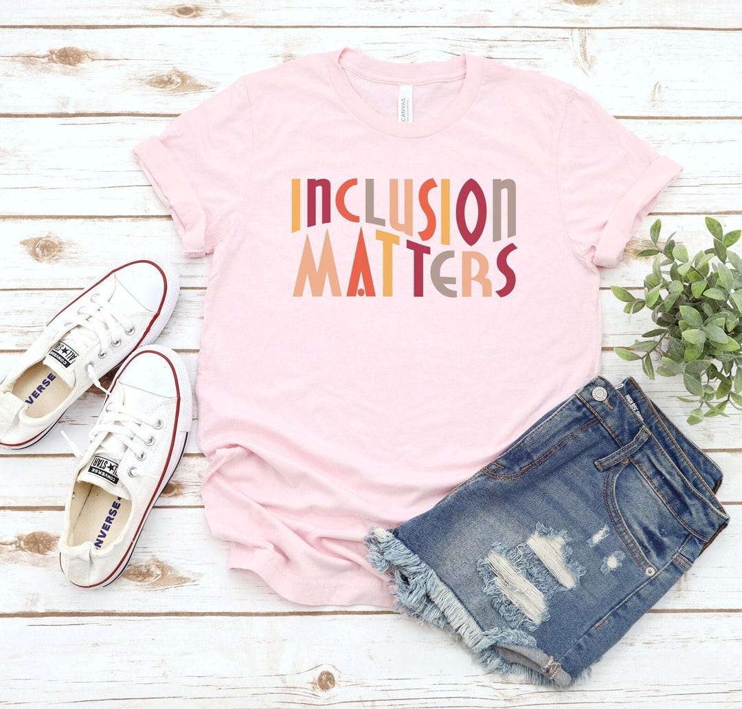 Special Education Teacher Inclusion Matters Shirt, Cute Neurodiversity ...