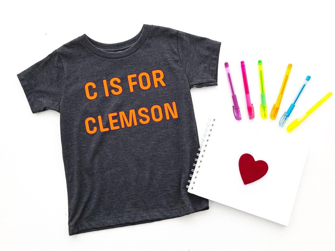 Clemson Fan Crewneck Shirt, Toddler Football Shirt, Football Clemson ...