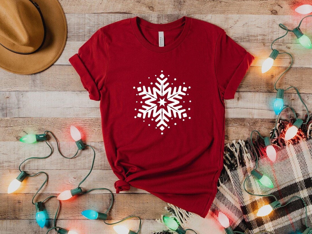 Snowflake Shirt, Winter Snowflake Tshirt, Christmas Family Gift ...