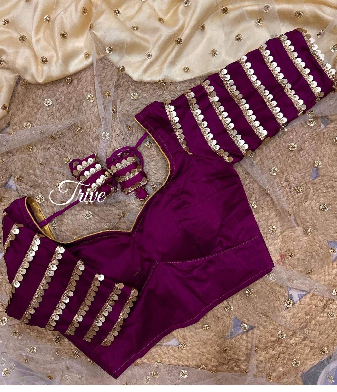 Saree Lehenga Blouse Made to Order Indian Designer Blue Silk Blouse ...