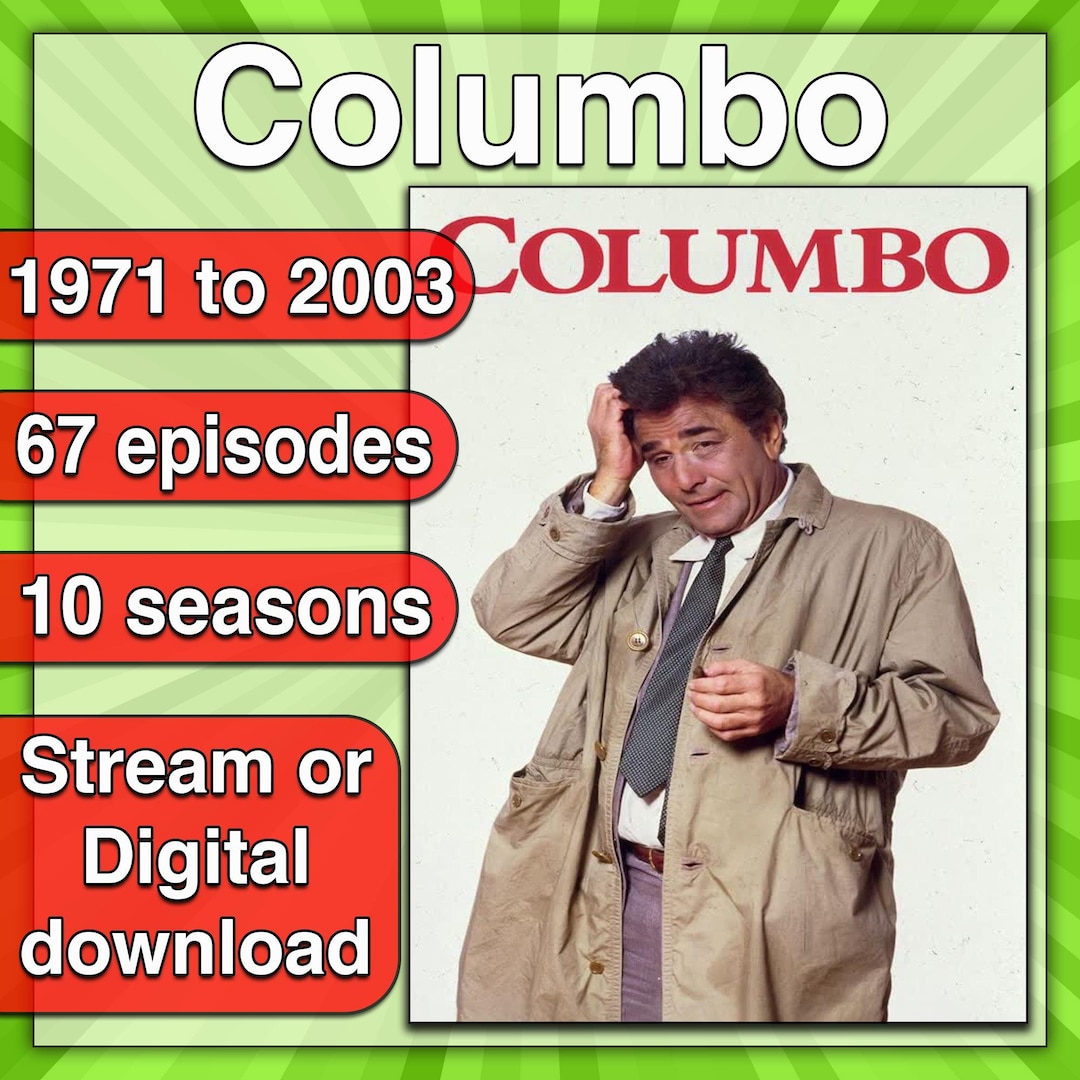 Columbo Complete Series Collection Seasons 1-10 1968-2003 All Episodes ...