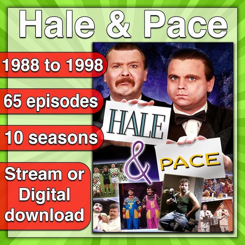 Hale and Pace Complete Series Collection Seasons 1-10 1988-1998 All Episodes - Etsy