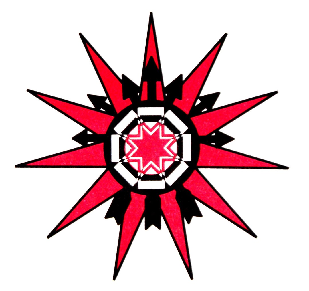 Sioux Star Art Print, Native American Teachings, 8x10 Matted - Etsy