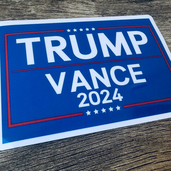 Trump Vance Decal Waterproof - Etsy