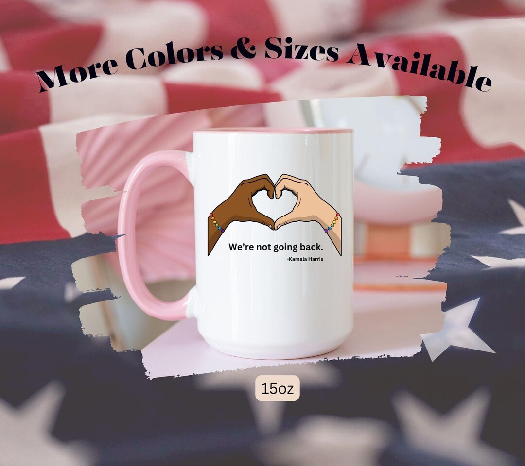 Kamala Harris 2024 Coffee Mug, Kamala Unity Over Division Coffee Mug ...