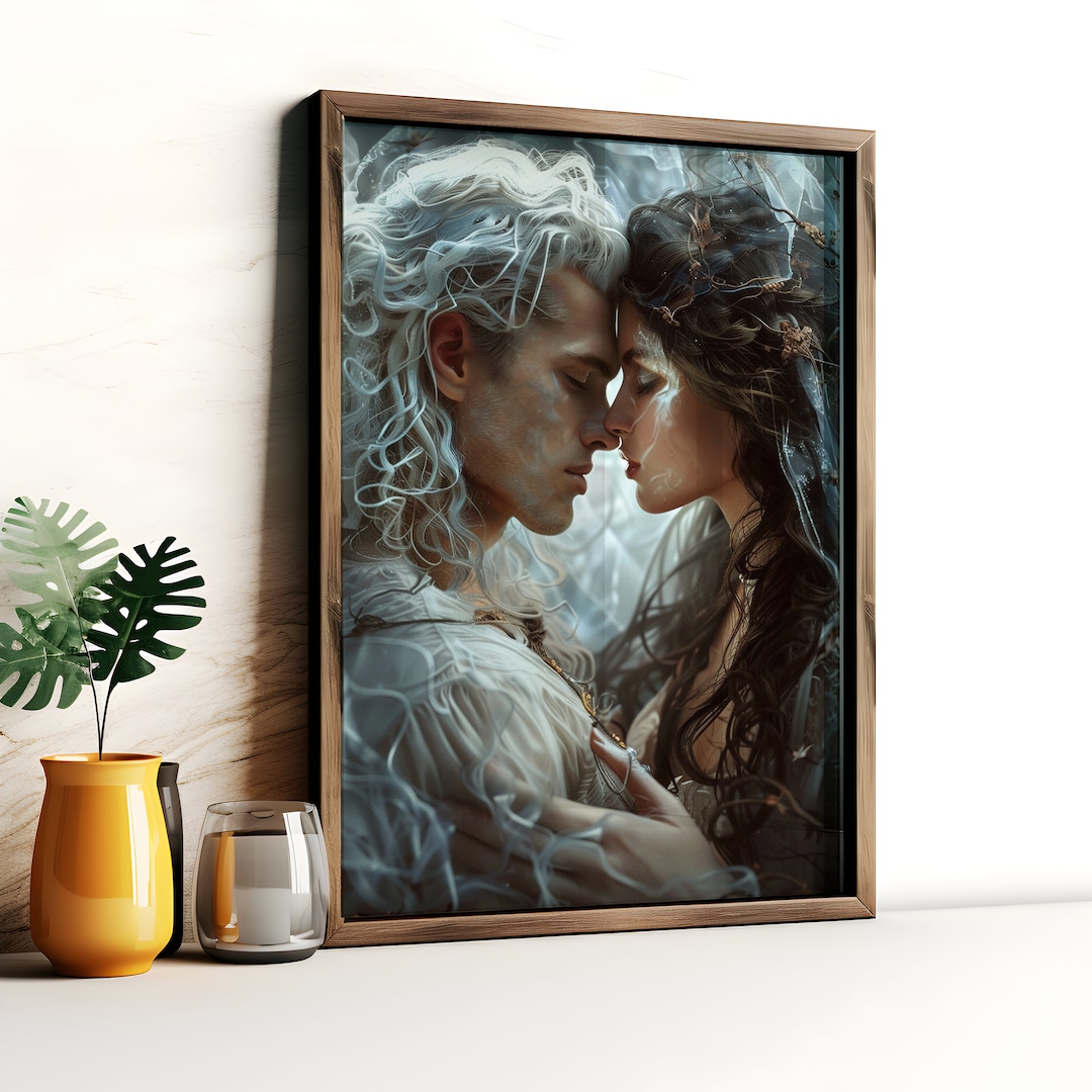 Romantasy Couple From Another World Poster, Romantasy Design, Romantasy ...