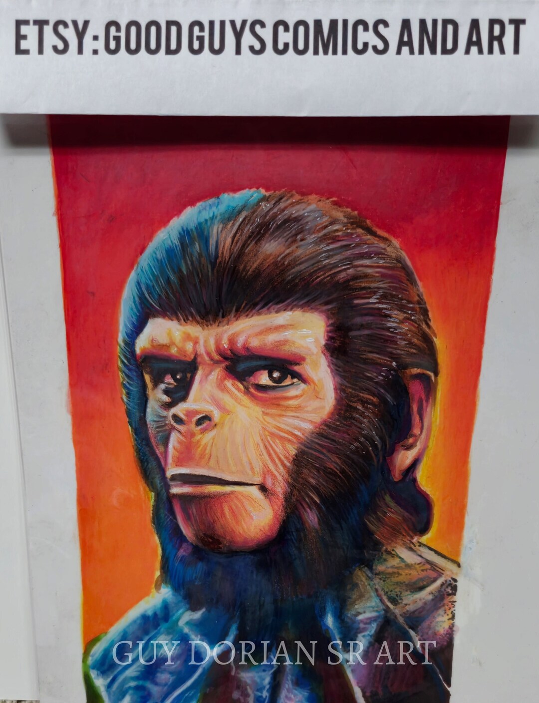 Planet of the Apes Original Art by Guy Dorian Sr - Etsy