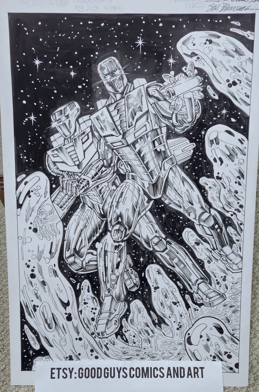 IDW ROM Original Comic Art Page by Guy Dorian Sr & Sal Buscema - Etsy